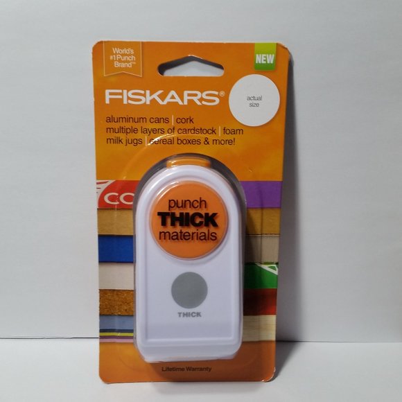 Fiskars | Office | Fiskars Punch Thick Materials Craft Punch Circle ...